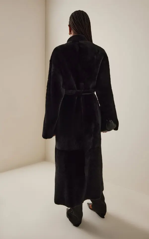 Nour Hammour Grace Shearling Coat