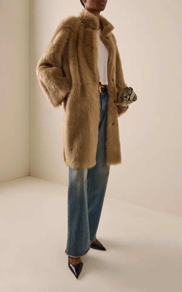 Nour Hammour Blaise Shearling Coat