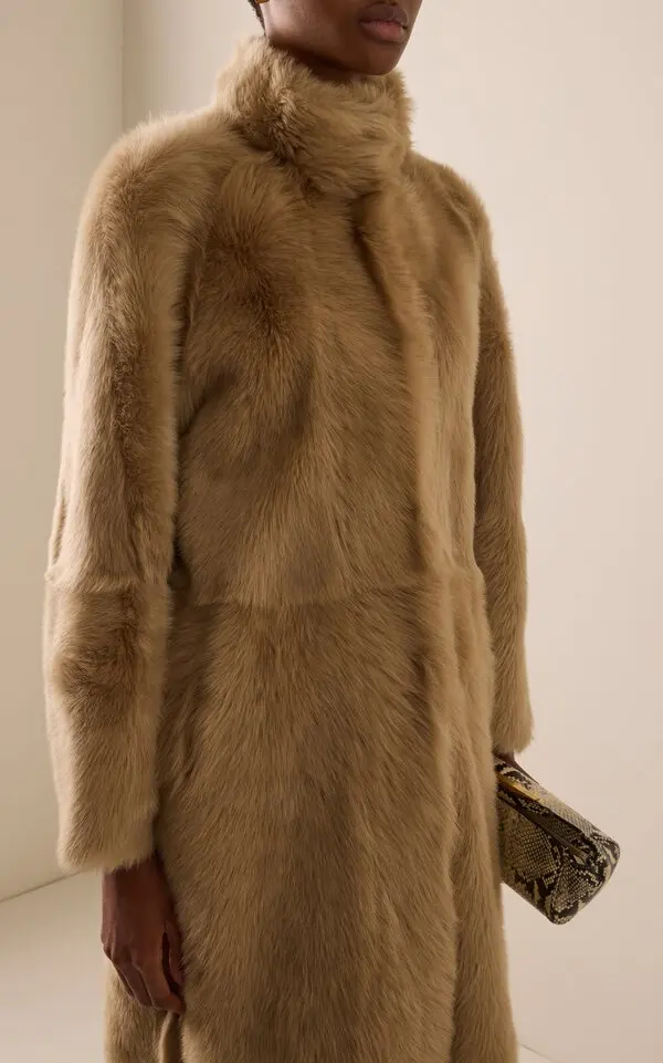 Nour Hammour Blaise Shearling Coat