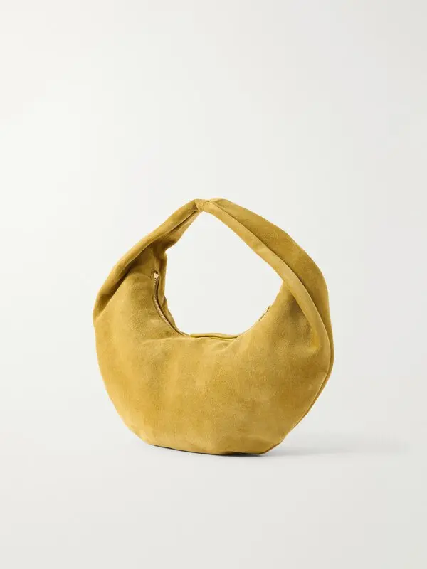 Khaite Olivia Suede Mini Bag - Yellow