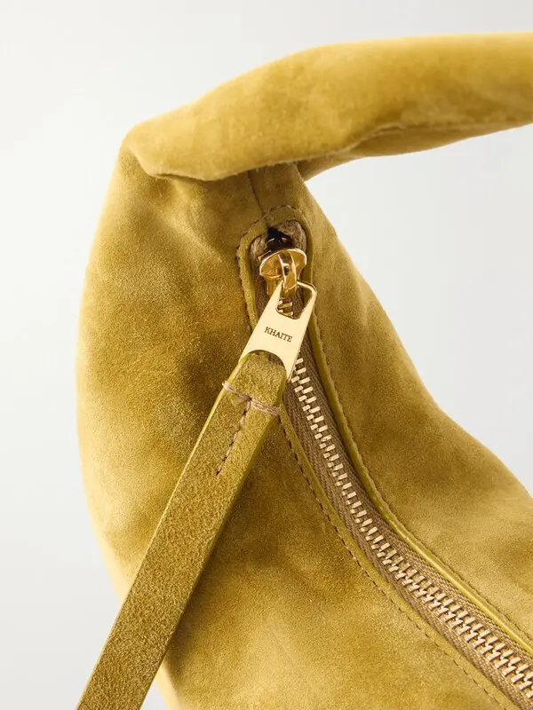 Khaite Olivia Suede Mini Bag - Yellow