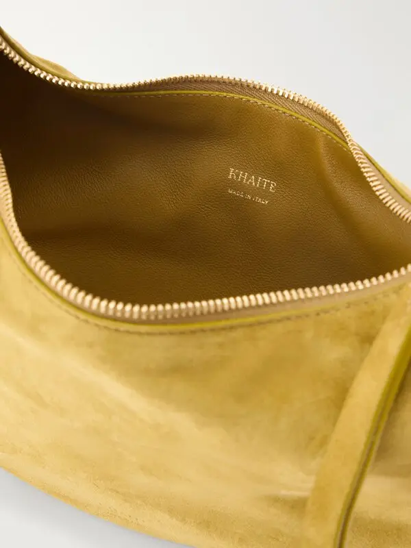Khaite Olivia Suede Mini Bag - Yellow
