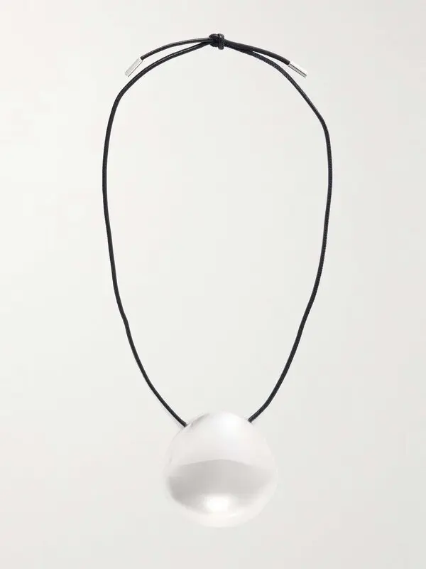 Alaïa Tone Leather Necklace
