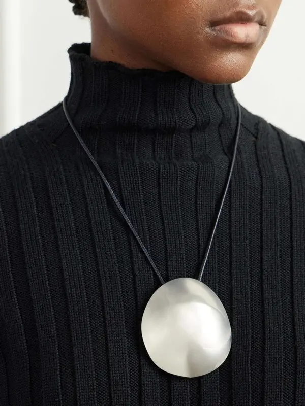Alaïa Tone Leather Necklace