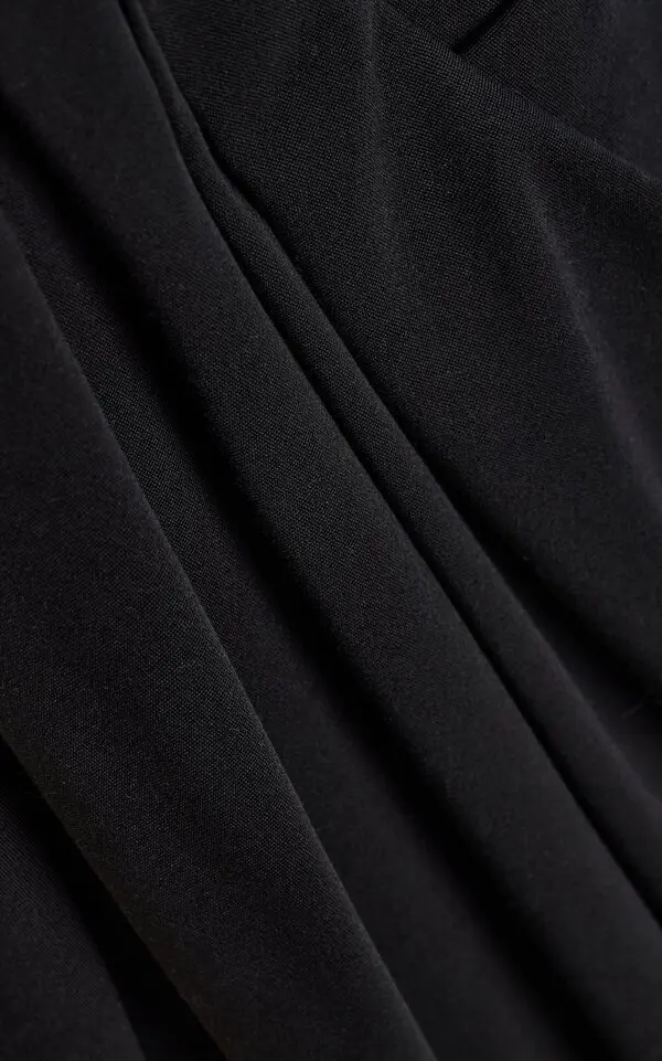 Balmain Grain De Poudre Wool Loose Pants