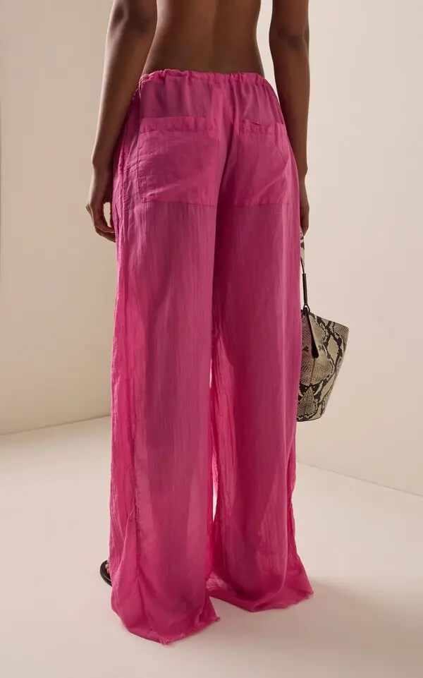 All Three Demi Gauze Wide Leg Pants