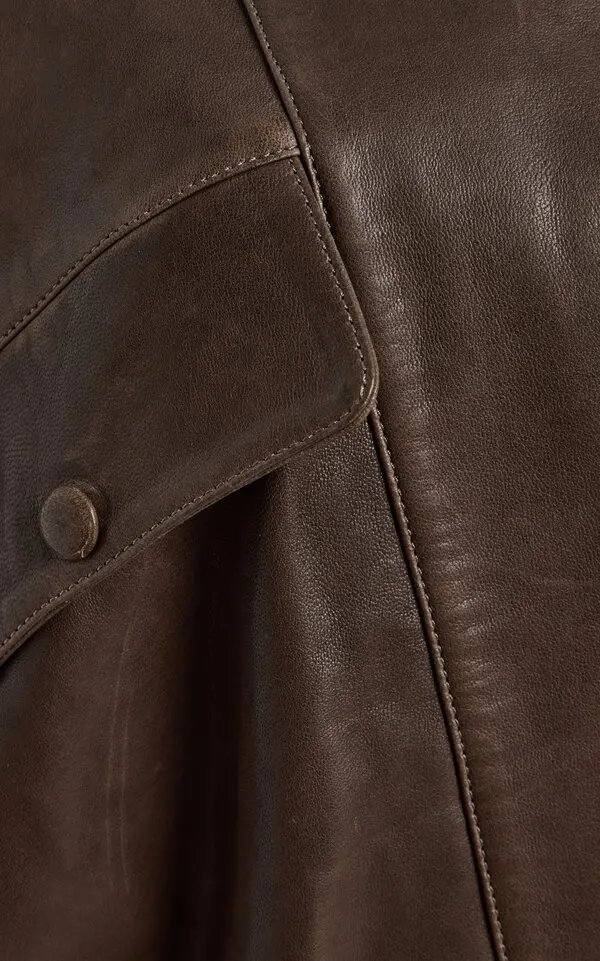 Nour Hammour Quincy Leather Jacket