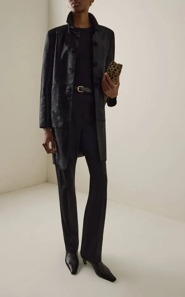 Nour Hammour Stella Pony Hair Coat