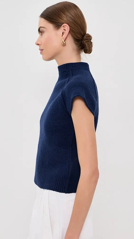 JIL SANDER Kimono Sleeve Wool Top