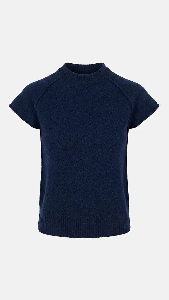 JIL SANDER Kimono Sleeve Wool Top