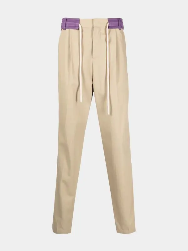 Palm Angels Cotton Track Belt Pants