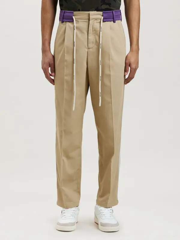 Palm Angels Cotton Track Belt Pants