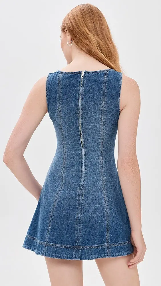 REFORMATION Kehlani Denim Mini Dress
