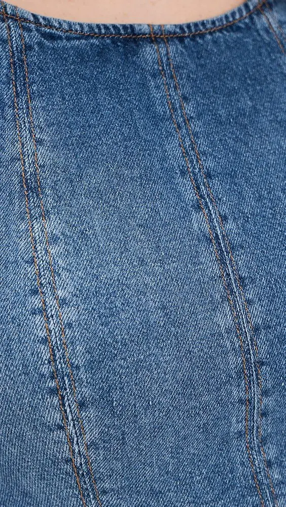 REFORMATION Kehlani Denim Mini Dress