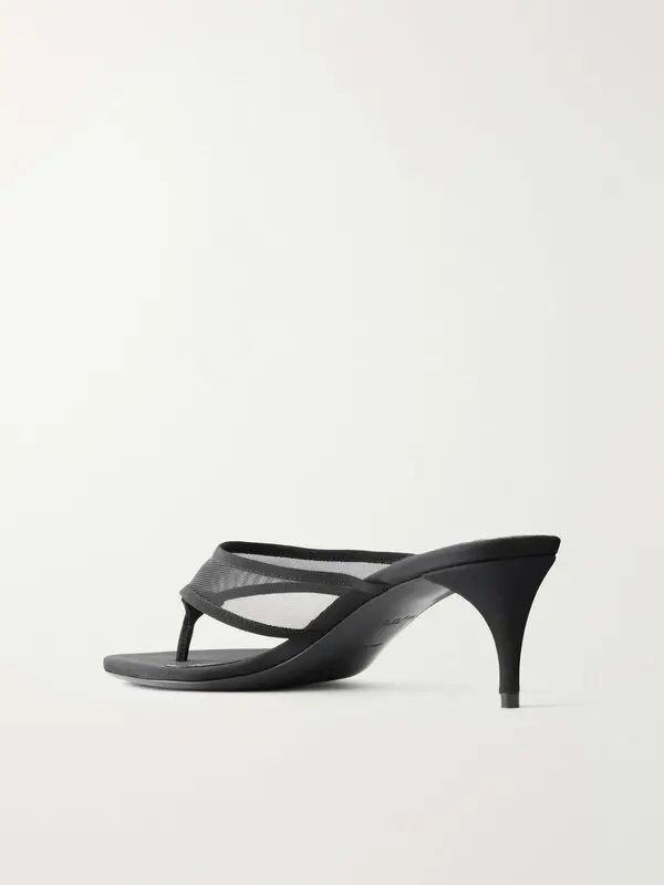 Alaïa Infra 55 Tulle Sandals