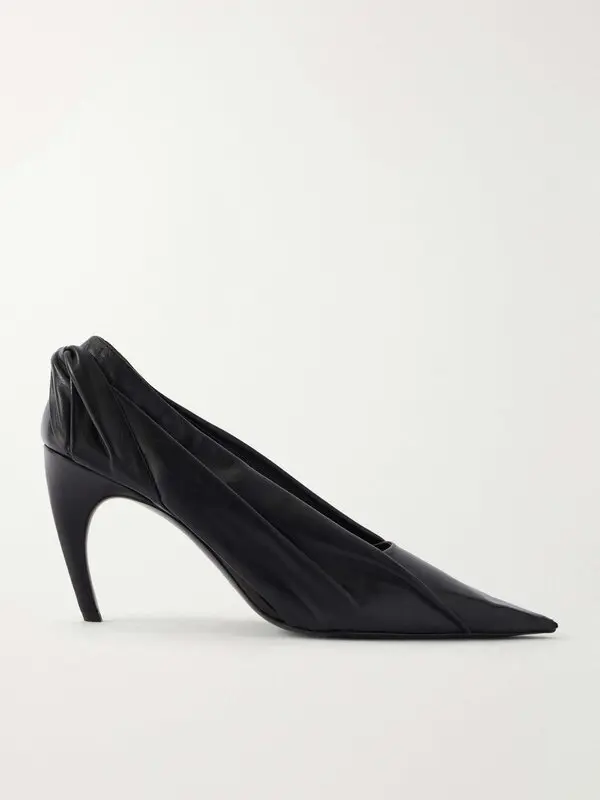 Khaite Eve 85 Leather Pumps