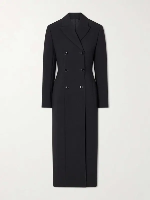 Alaïa Wool-blend Long Coat
