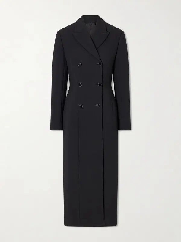 Alaïa Wool-blend Long Coat