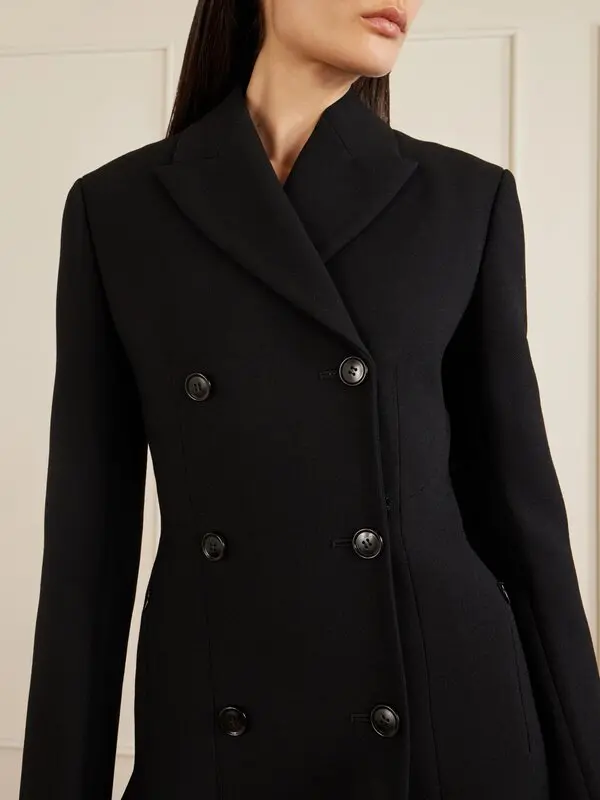 Alaïa Wool-blend Long Coat