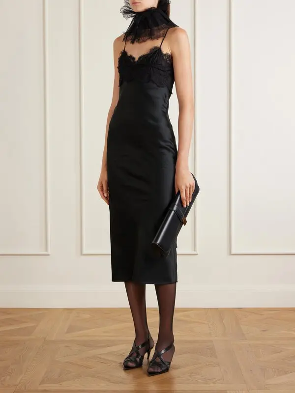 Khaite Blake Leather Clutch - Black
