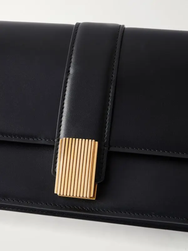 Khaite Blake Leather Clutch - Black