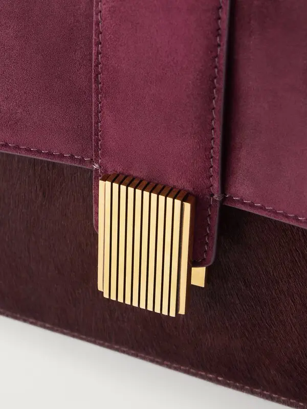 Khaite Blake Shoulder Bag - Burgundy