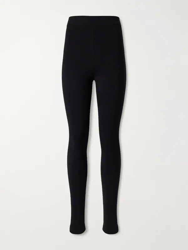 Alaïa High-rise Wool-blend Skinny-leg Pants