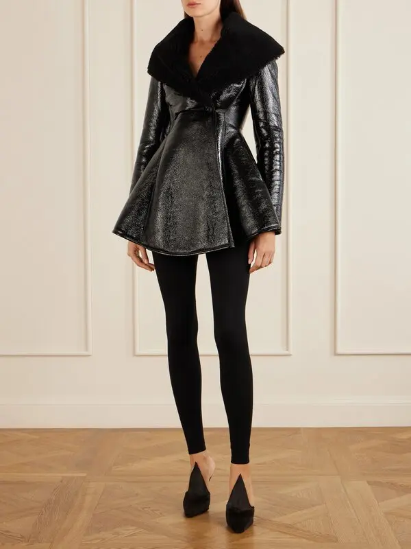 Alaïa High-rise Wool-blend Skinny-leg Pants