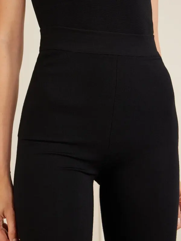 Alaïa High-rise Wool-blend Skinny-leg Pants