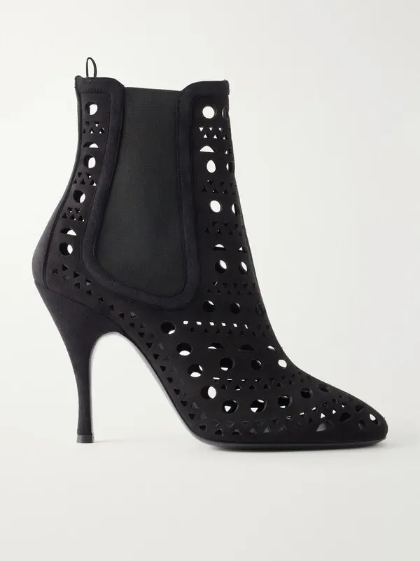 Alaïa Vienne 100 Suede Ankle Boots