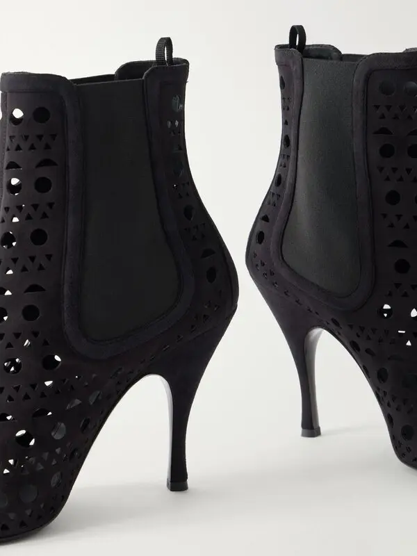 Alaïa Vienne 100 Suede Ankle Boots