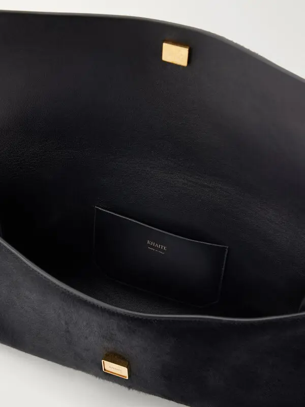 Khaite Audrey Calf Hair Clutch