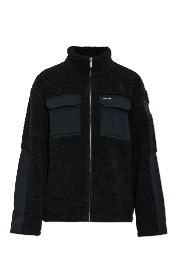 Canada Goose Polar 'harrier' Fleece Jacket - Black