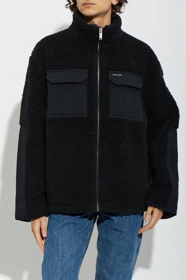 Canada Goose Polar 'harrier' Fleece Jacket - Black