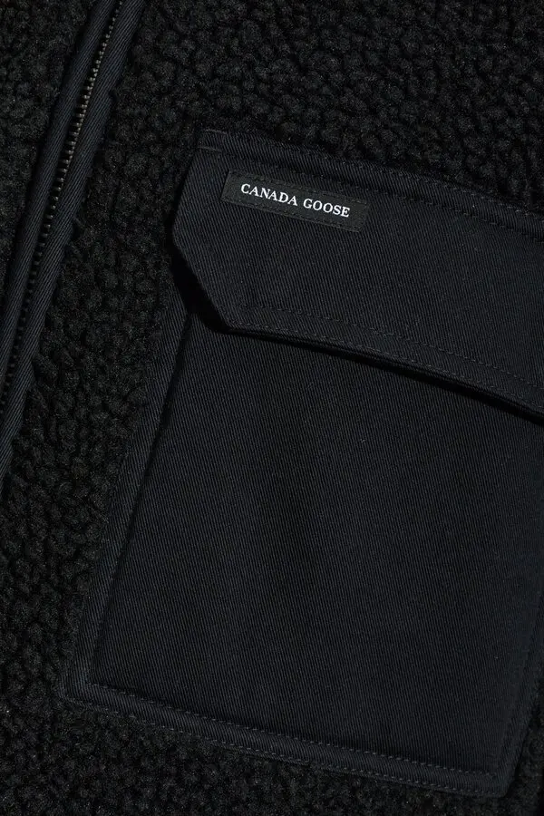 Canada Goose Polar 'harrier' Fleece Jacket - Black