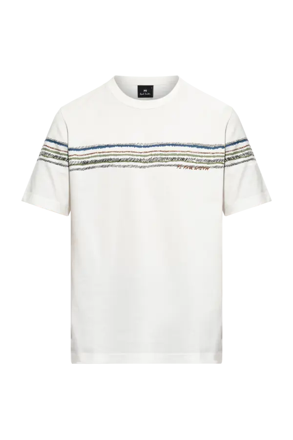 Paul Smith Cotton T-shirt With Print - White