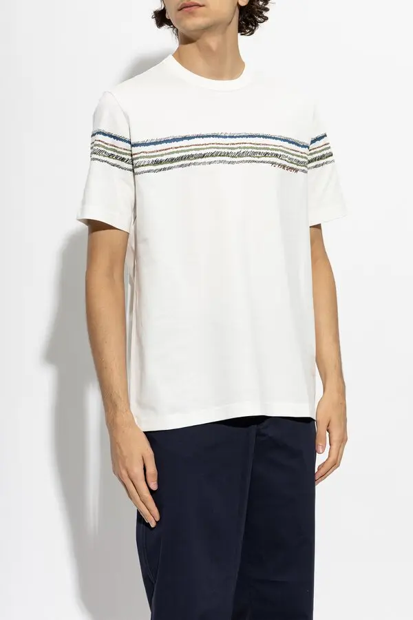Paul Smith Cotton T-shirt With Print