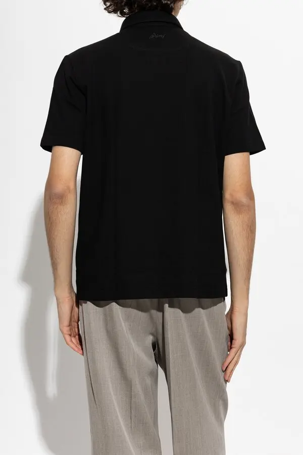 Brioni Polo With Embroidered Logo