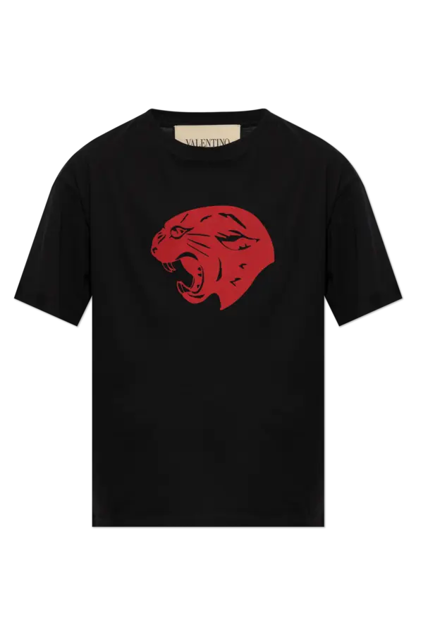 Valentino Garavani T-shirt With Print - Black