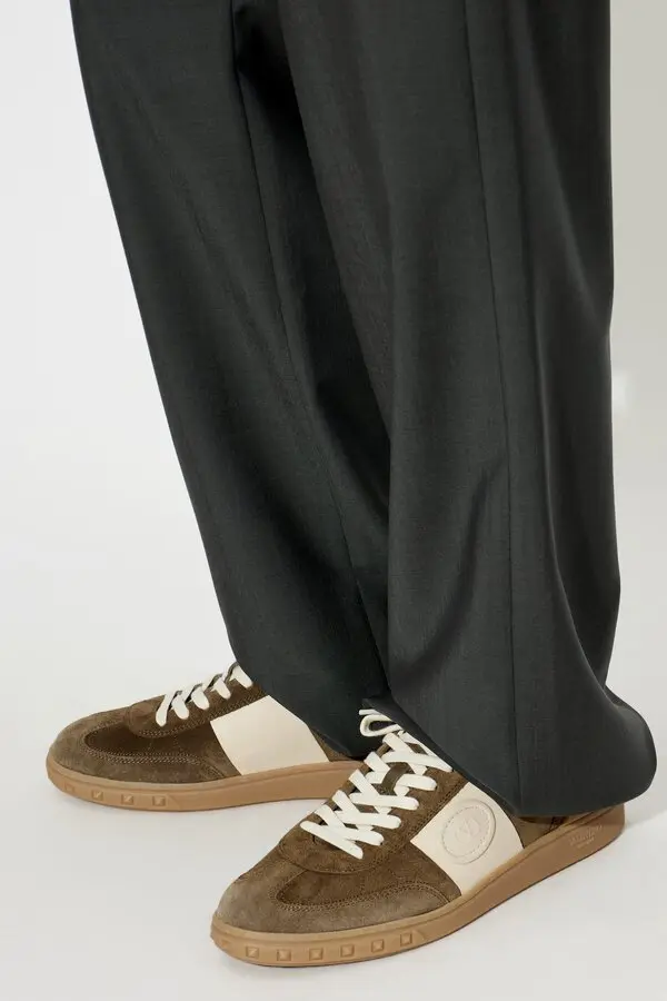 Valentino Garavani Suede Low-top Sneakers - Green