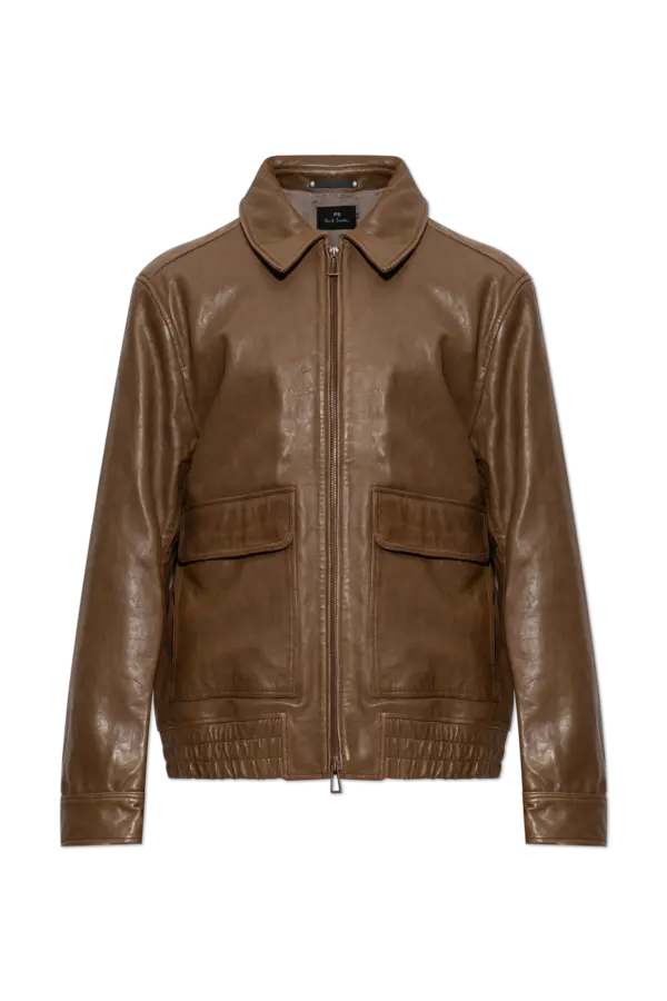 Paul Smith Leather Jacket In ‘vintage’ Style