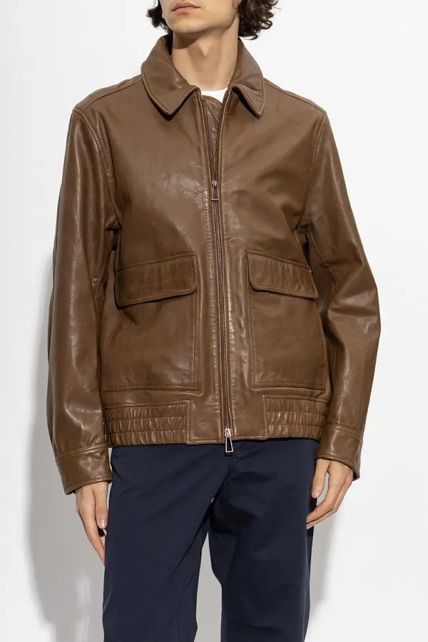 Paul Smith Leather Jacket In ‘vintage’ Style