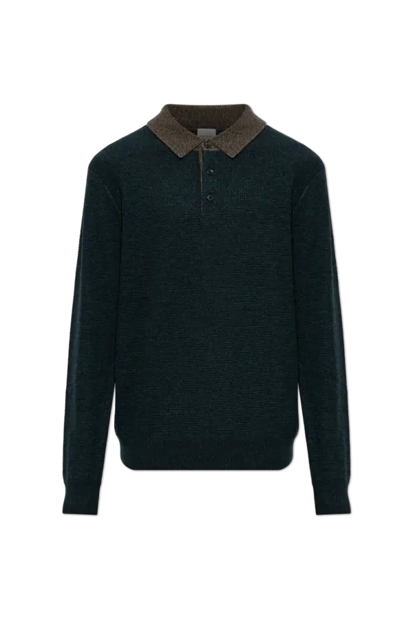 Paul Smith Wool And Silk Blend Long Sleeve Sweater