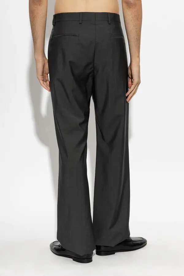 Valentino Garavani Wool Pleated Trousers