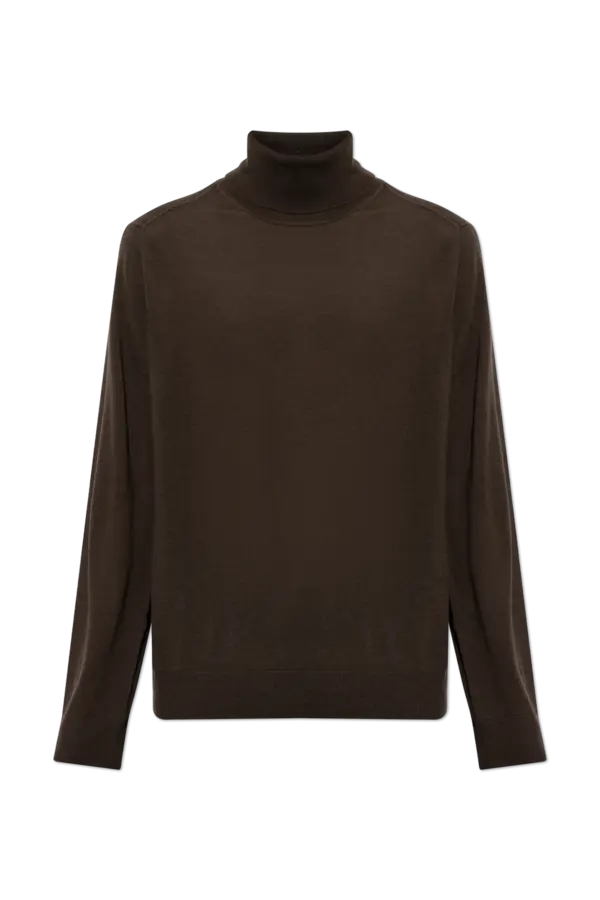 Paul Smith Wool Turtleneck With Embroidered Logo