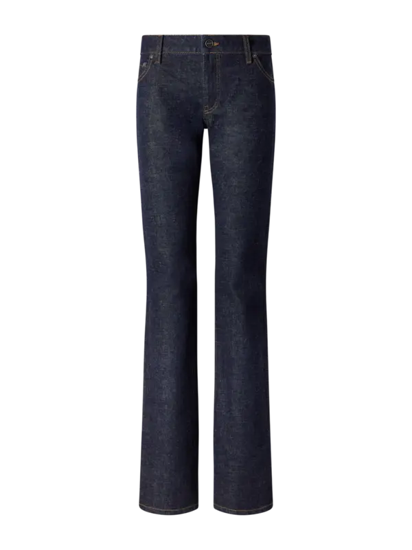 Khaite Conforti Mid-rise Bootcut Jeans - Blue