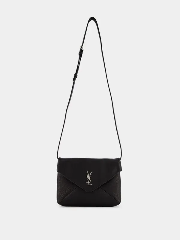 Saint Laurent Lambskin Cassandre Envelope Messenger Bag