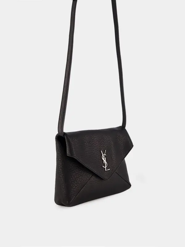Saint Laurent Lambskin Cassandre Envelope Messenger Bag