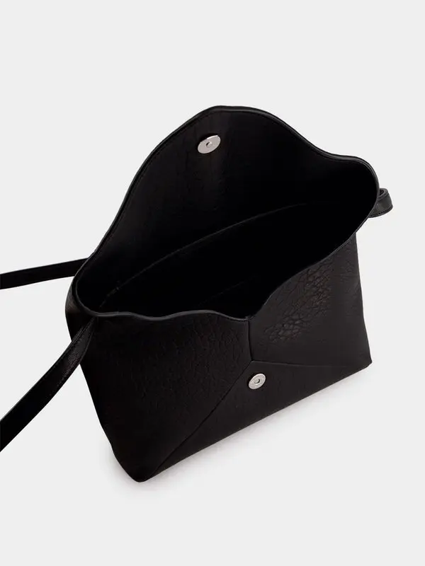 Saint Laurent Lambskin Cassandre Envelope Messenger Bag