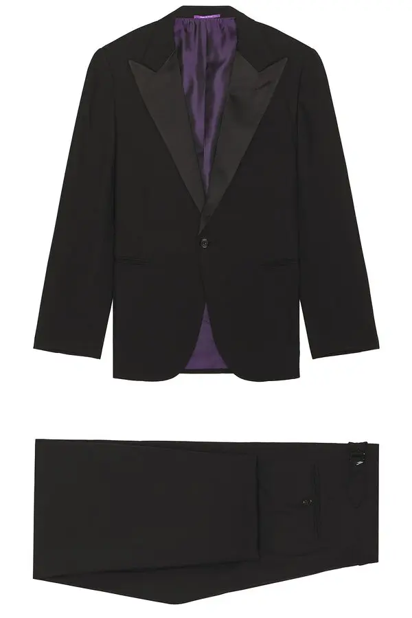 Ralph Lauren Purple Label Barathea Suit - Black